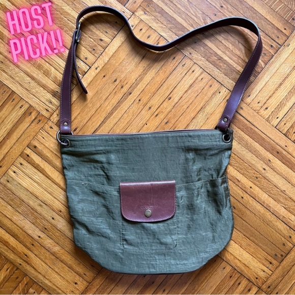 Perry Ellis | Bags | Perry Ellis Canvas Leather Purse | Poshmark